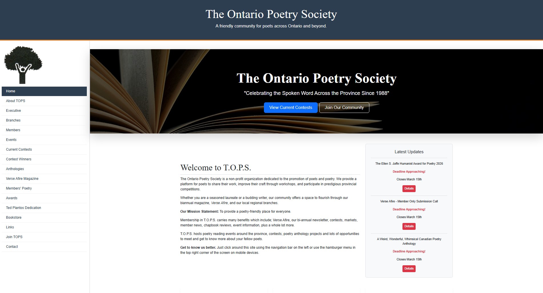 The Ontario Poetry Society - Ted Plantos Award Winner 2024 - Rhonda ...